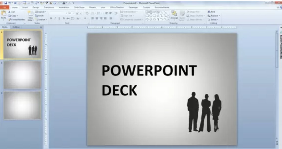 PowerPoint Deck: Basic Features and Peculiarities to Mind